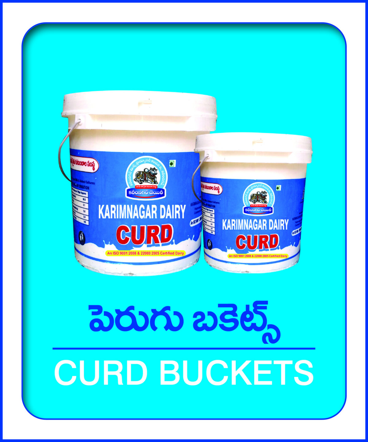 CURD BUCKET | Karimnagar Dairy
